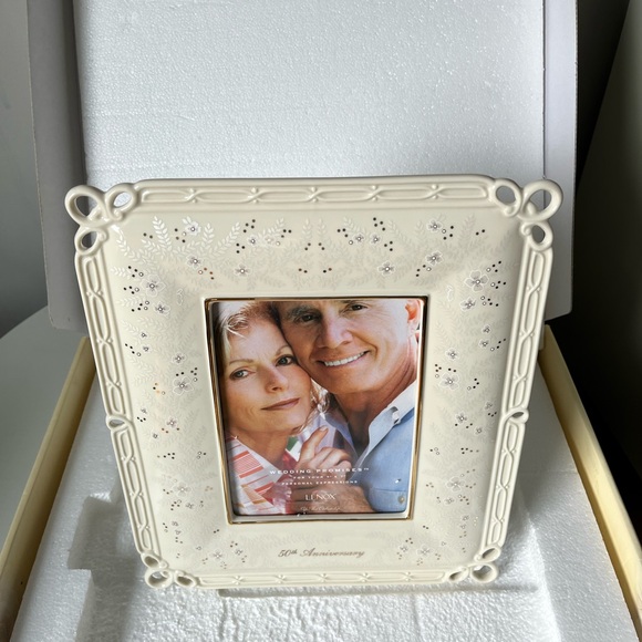 Lenox | Accents | Lenox Wedding Promises 5th Anniversary Picture Frame ...